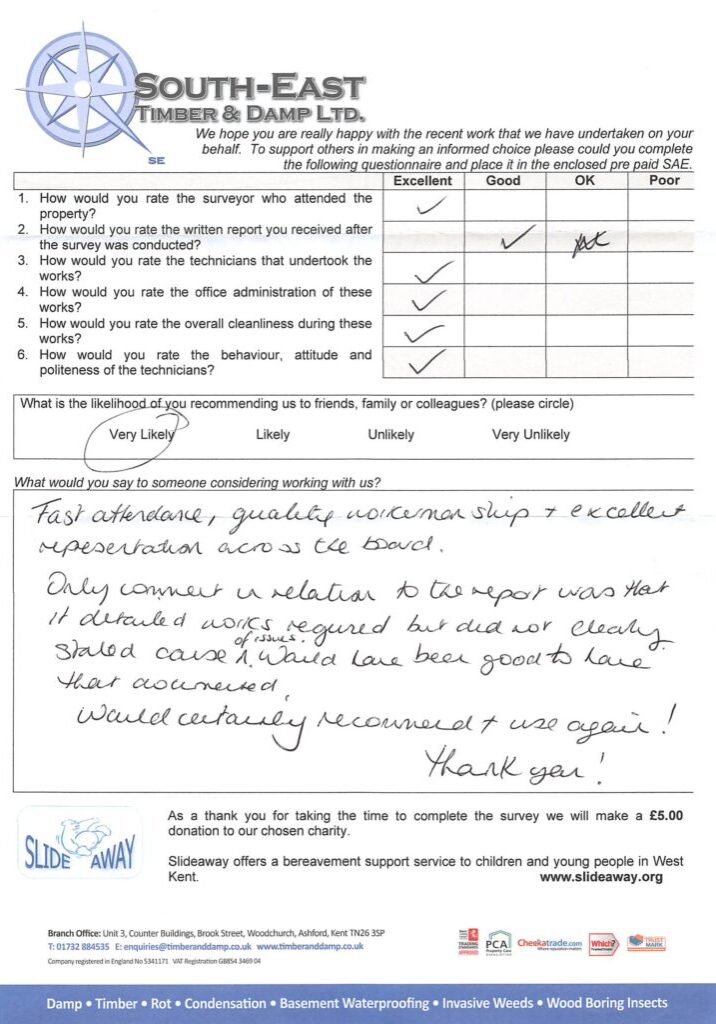 Request a Damp Survey — South-East Timber & Damp Ltd.